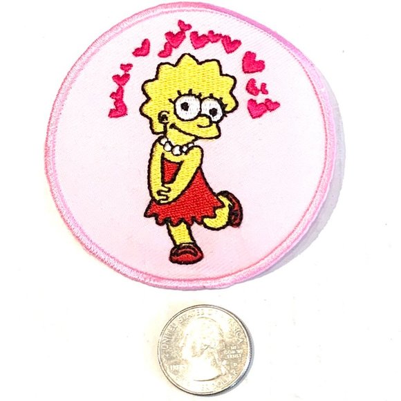 Accessories | The Simpsons Patch Lisa Iron On Diy Bart Cartoon | Poshmark